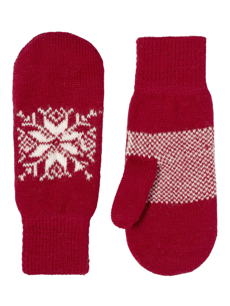 Sale Norlender Snowflake Mitten - Red – Flow hay